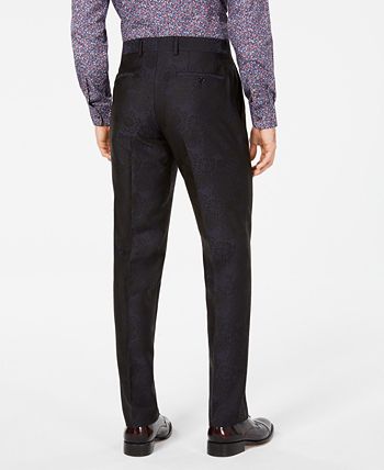 Bar III Men's Slim-Fit Brocade Dress Pants, Created for Macy's - Macy's