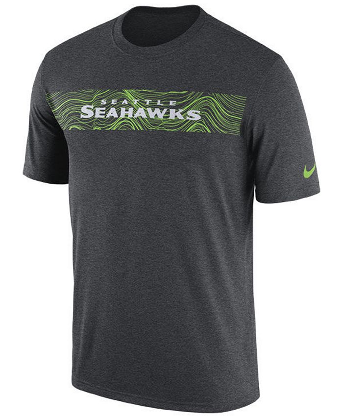 Nike Men's Seattle Seahawks Legend On-Field Seismic T-Shirt - Macy's