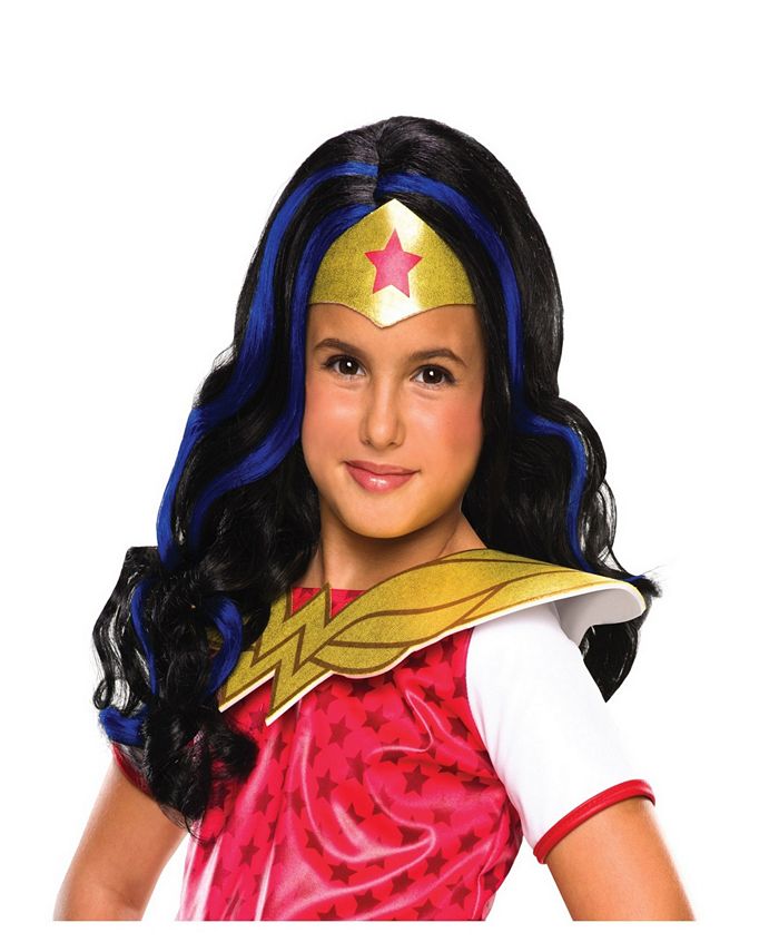 Buyseasons Dc Superhero Girls Wonder Woman Girls Wig Macys