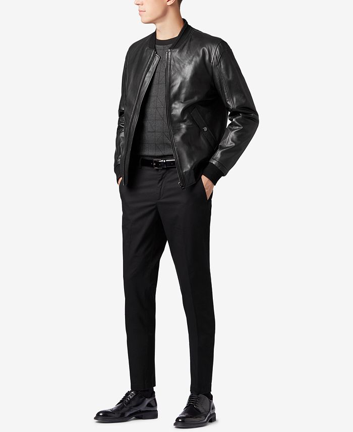 Hugo Boss BOSS Men's Patterned Cotton T-Shirt - Macy's