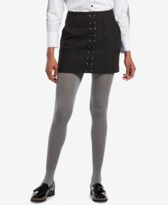 HUE® Opaque Metallic Tights - Macy's