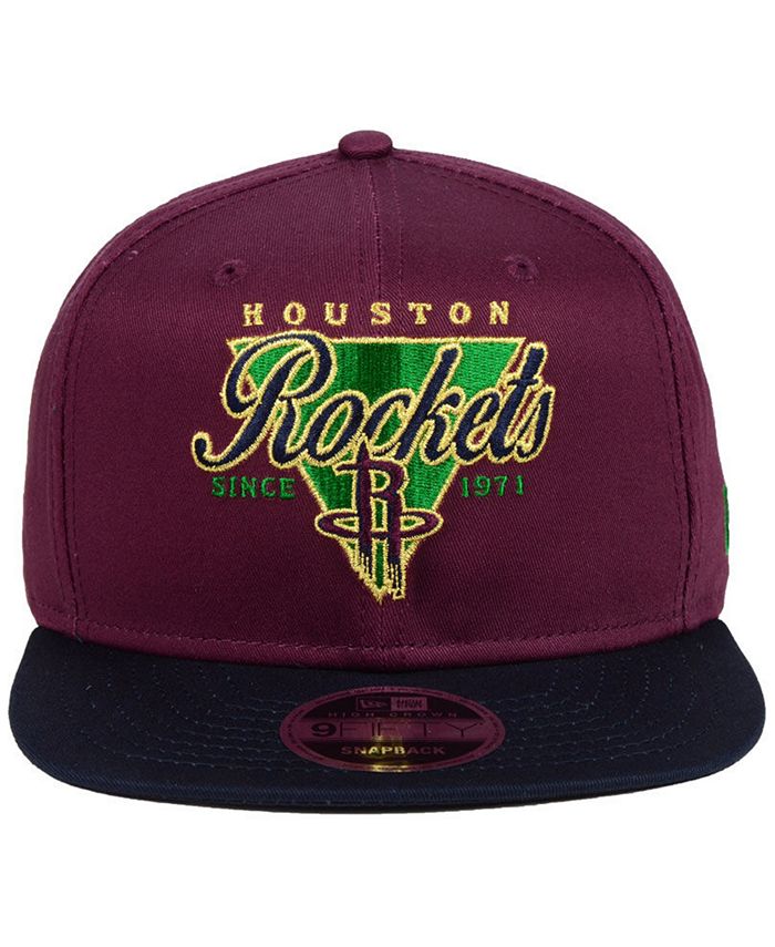 New Era Houston Rockets 90s Throwback 9FIFTY Snapback Cap - Macy's