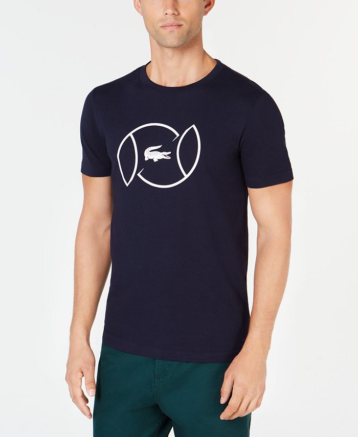 Lacoste Men's Tennis Ball Logo Graphic Tech T-Shirt - Macy's
