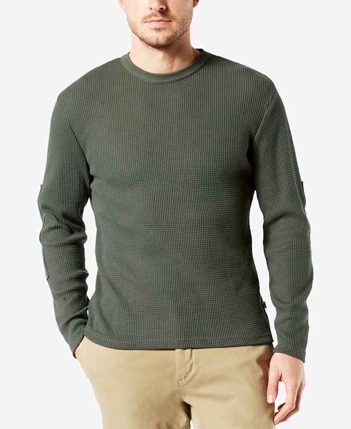 Dockers Men's Waffle-Knit Sweater - Macy's