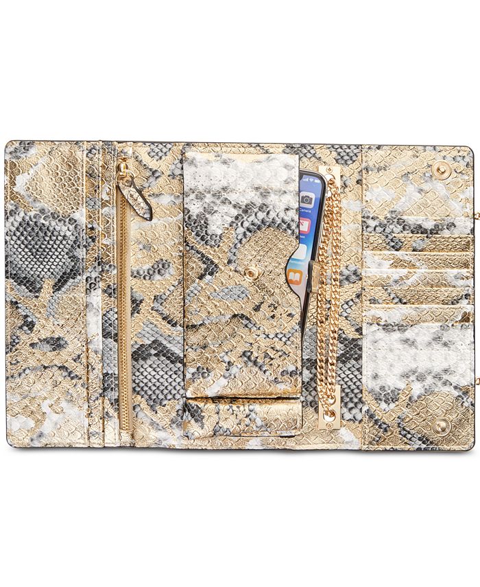 INC International Concepts I.N.C. Glam Metallic Python-Embossed ...