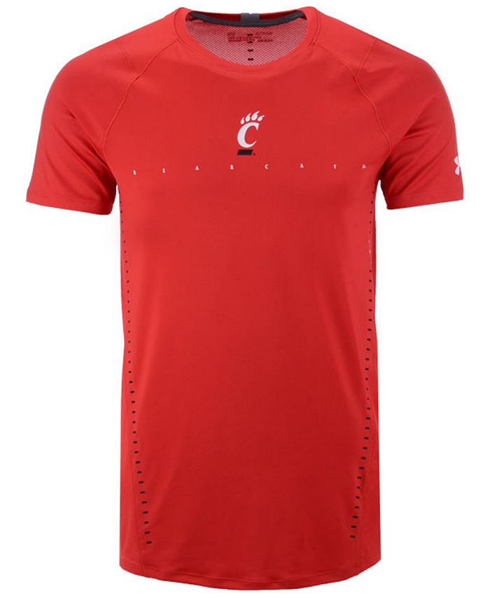 Under Armour Men's Cincinnati Bearcats Short Sleeve Raid Training T ...