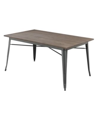 Mayfield Gray Dining Table - Macy's