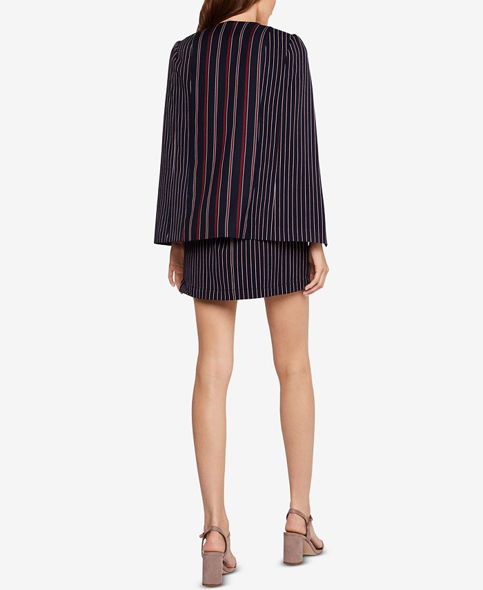 BCBGeneration Striped Cape Blazer - Macy's