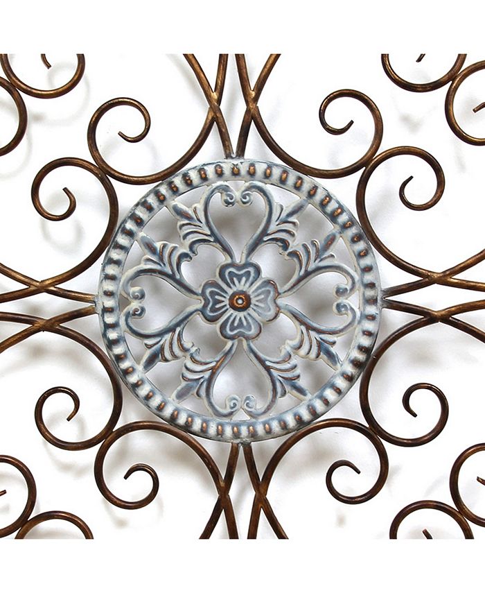 Stratton Home Décor Stratton Home Decor Scroll Medallion Wall Decor ...