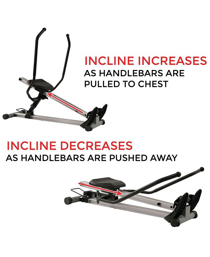 Sunny Health & Fitness Incline Slide Rower - Macy's