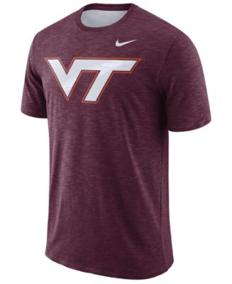 Nike Men's Virginia Tech Hokies Dri-FIT Cotton Slub T-Shirt - Macy's