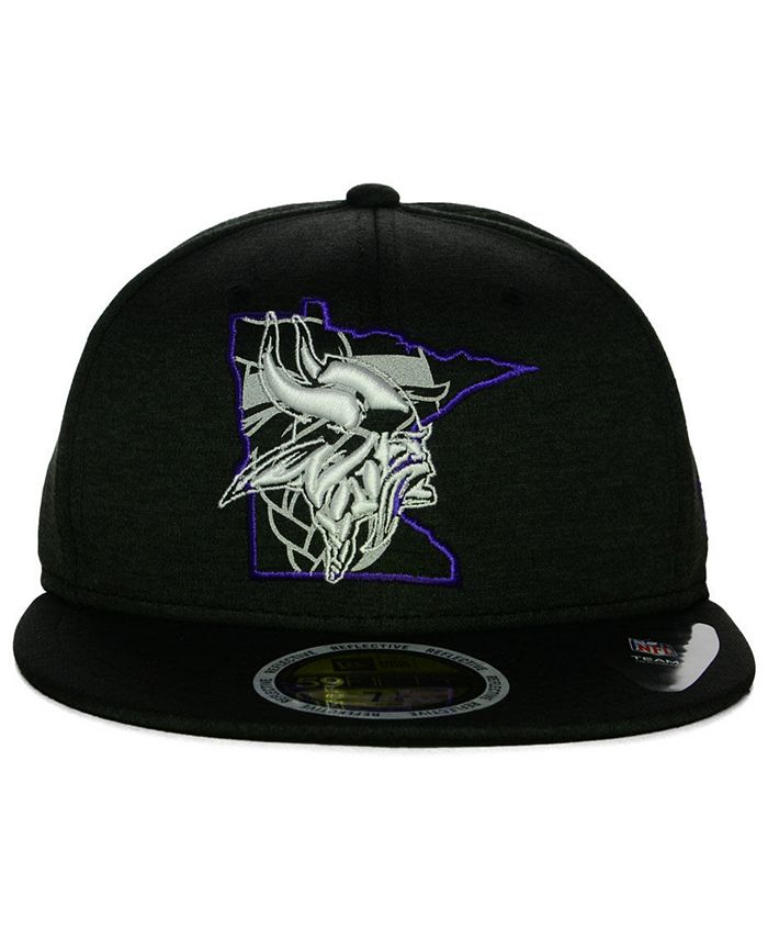 New Era Minnesota Vikings State Flag Reflective 59FIFTY FITTED Cap ...