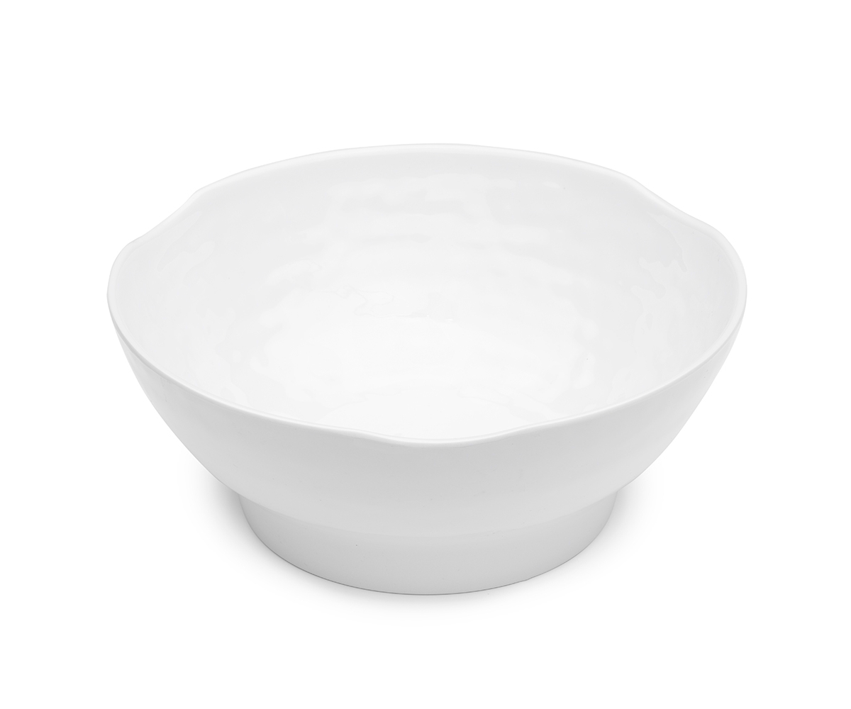 Click here for Q Squared Pearl Melamine 12 Serving Bowl - White prices