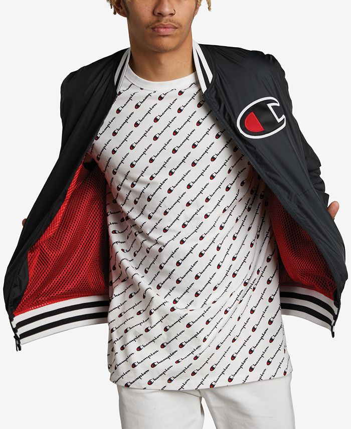 Champion Men's Satin Baseball Jacket - Macy's