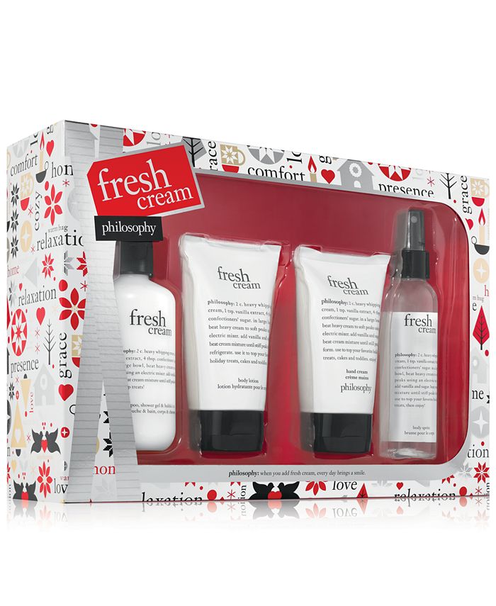 philosophy 4-Pc. Fresh Cream Gift Set - Macy's