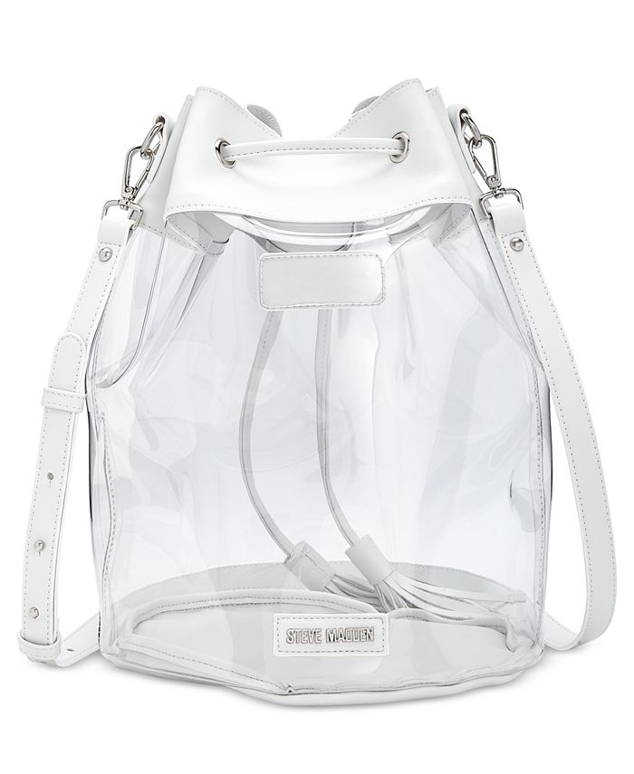 Steve Madden Clear Bucket Bag - Macy's