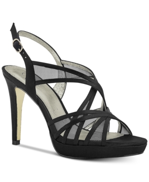 Adrianna Papell Adri Platform Strappy Sandals Women's Shoes In Black ...