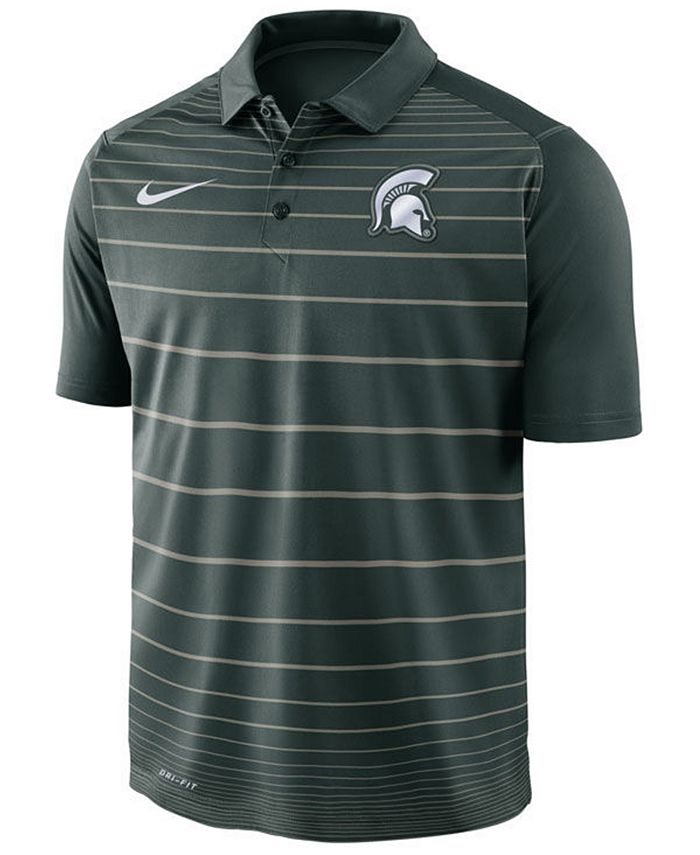 Nike Men's Michigan State Spartans Striped Polo - Macy's