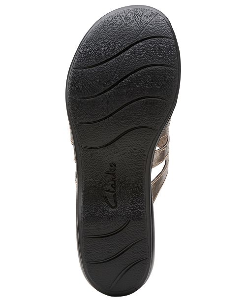 Clarks Collection Women's Leisa Cacti Q Flat Sandals & Reviews ...