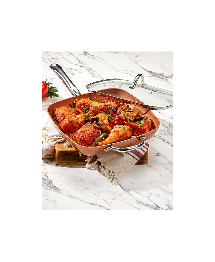 Copper Chef 12" King Pan with Lid - Macy's