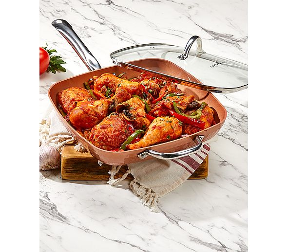 Copper Chef 12" King Pan with Lid & Reviews - Cookware - Kitchen - Macy's