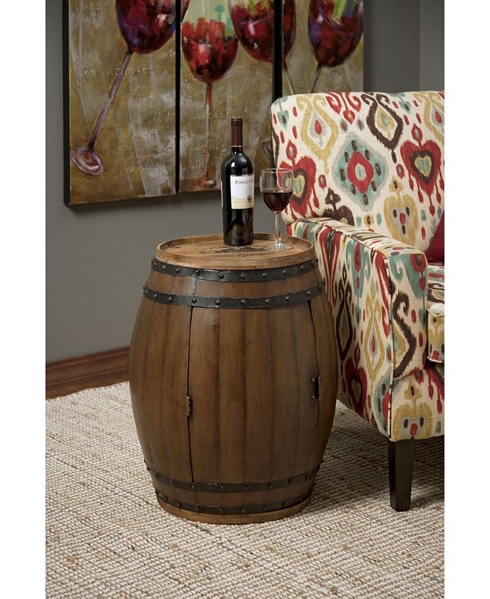 IMAX Napa Barrel Table - Macy's