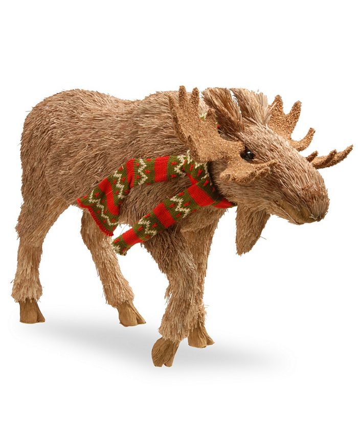 National Tree Company National Tree 13" Strolling Moose - Macy's