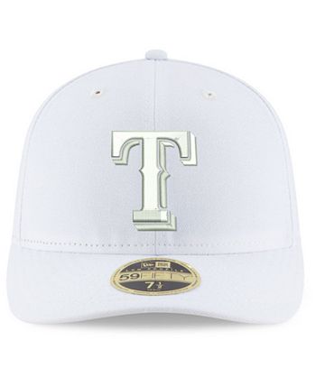New Era Texas Rangers Triple White Low Profile 59FIFTY Fitted Cap - Macy's