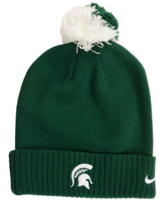 Nike Michigan State Spartans Beanie Sideline Pom Hat - Macy's