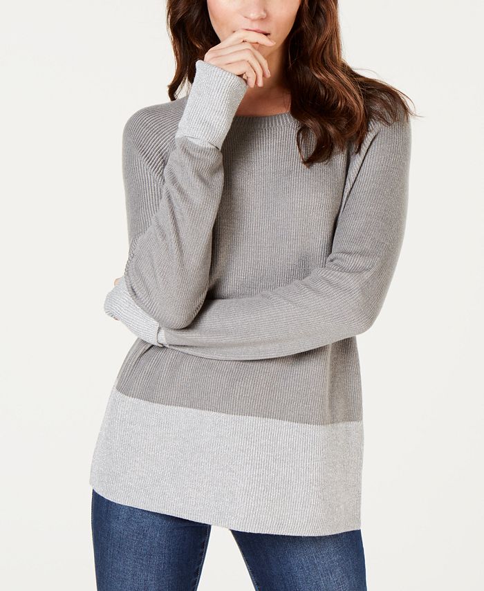 INC International Concepts I.N.C. Colorblocked Sweater, Created for ...