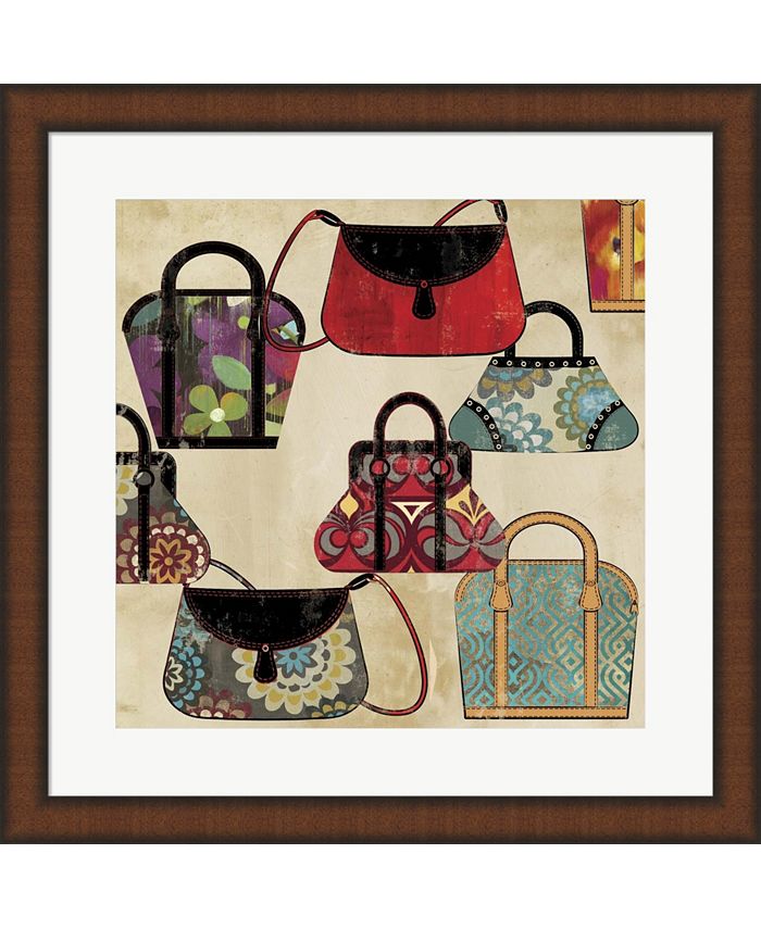 Metaverse Bag Pattern By Posters International Studio Framed Art - Macy's