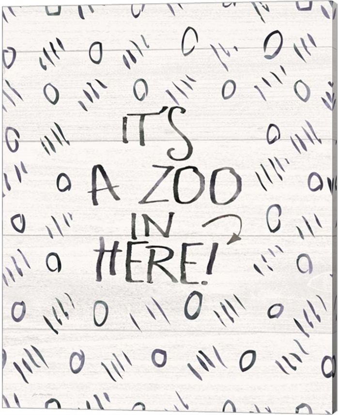 Metaverse It'S A Zoo By Jo Moulton Canvas Art - Macy's