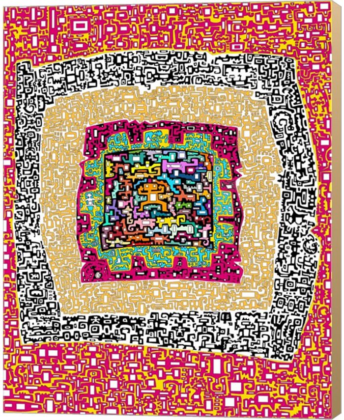 Metaverse Maze 6 By Miguel Balbas Canvas Art - Macy's