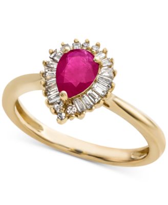 Macys ruby rings store