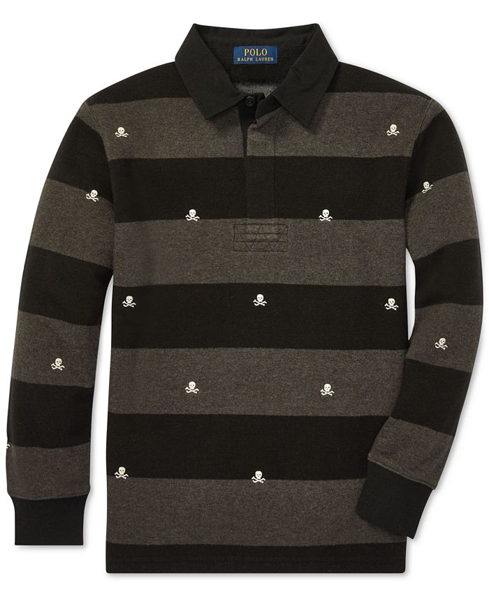 Polo Ralph Lauren Big Boys Lightweight Fleece Rugby - Macy's