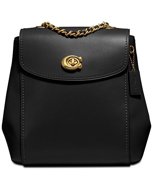 COACH Parker Convertible Backpack in Refined Leather - Handbags ...