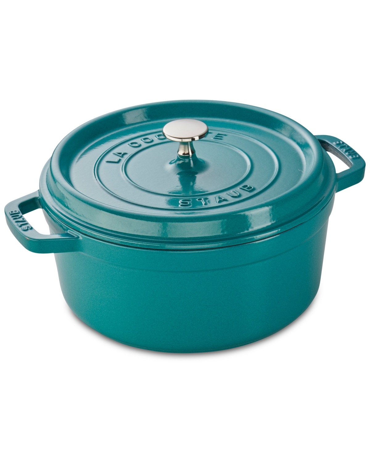 Click here for Staub Cast Iron 4-Qt. Round Dutch Oven - Turquoise prices