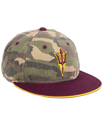 adidas Arizona State Sun Devils Stadium Performance Camo Fitted Cap ...