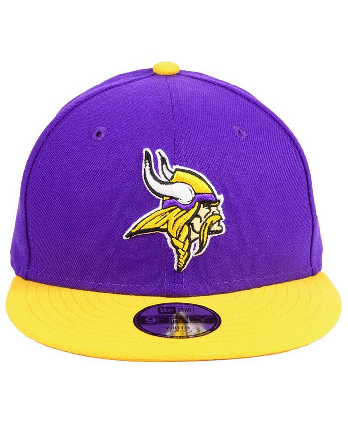 New Era Boys' Minnesota Vikings Two Tone 9FIFTY Snapback Cap - Macy's