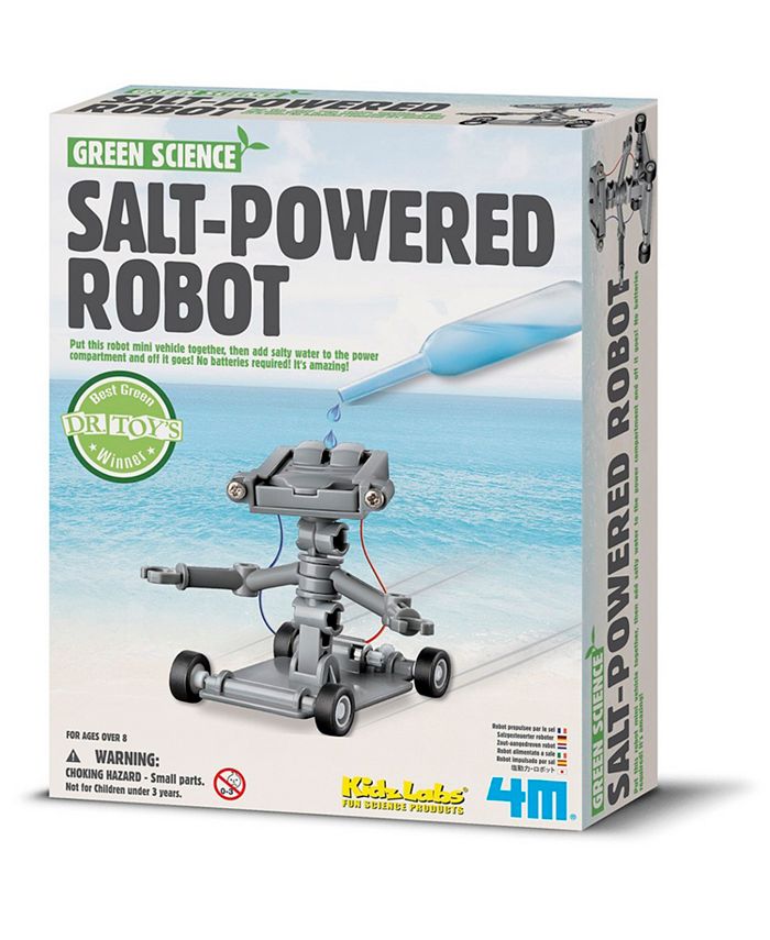 Redbox 4M Salt Water Powered Robot Science Kit Stem - Macy's
