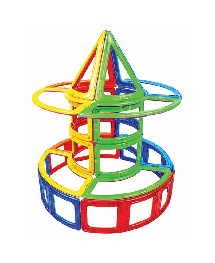 Magformers Curve 50 Piece Magnetic Construction Set - Macy's