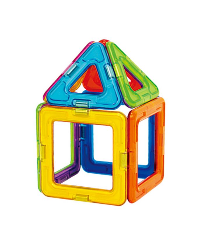 Magformers Rainbow 14 Piece Magnetic Construction Set - Macy's