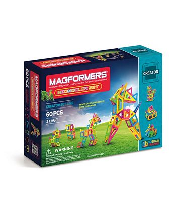 Magformers Neon Color Set- 60 Pieces - Macy's