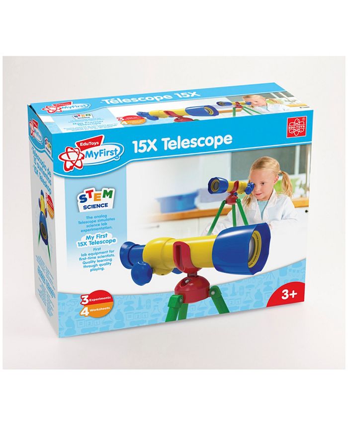 Elenco Edu Toys My First 15X Telescope Science Astronomy Toy - Macy's