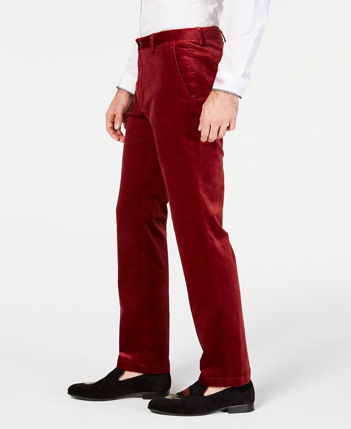 INC International Concepts I.N.C. Mens Velvet Slim-Fit Pants, Created ...