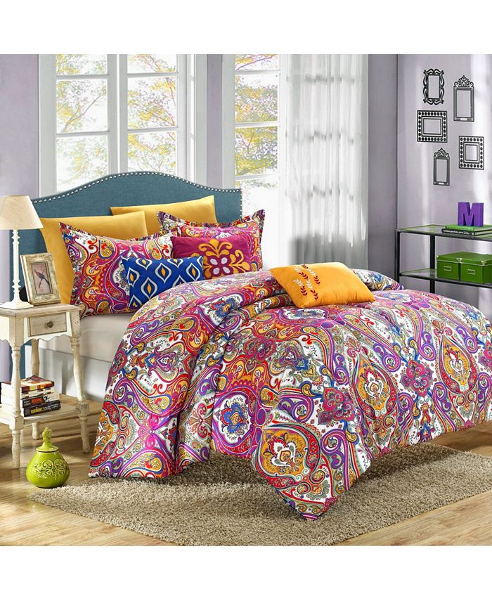 Chic Home Mumbai New 6-Pc Twin Comforter Set - Macy's