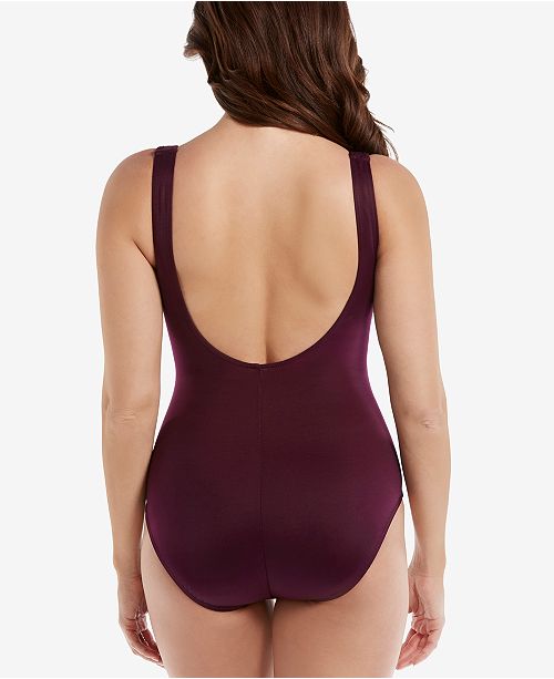 Miraclesuit Escape One Piece Allover Slimming Underwire Swimsuit