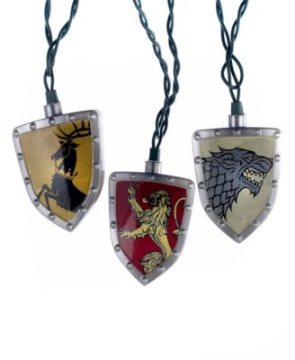 Kurt Adler UL 10 Light Game of Thrones Shield Light Set - Macy's