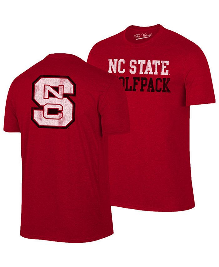 Retro Brand Men's North Carolina State Wolfpack Team Stacked Dual Blend ...