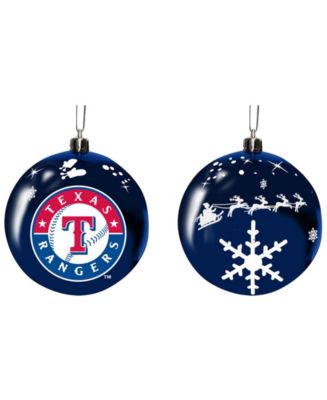 Memory Company Texas Rangers 3" Sled Glass Ball - Macy's